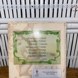 VINTAGE CHILDREN COIN Book,vintage Change Children Book,vintage Dollar ...