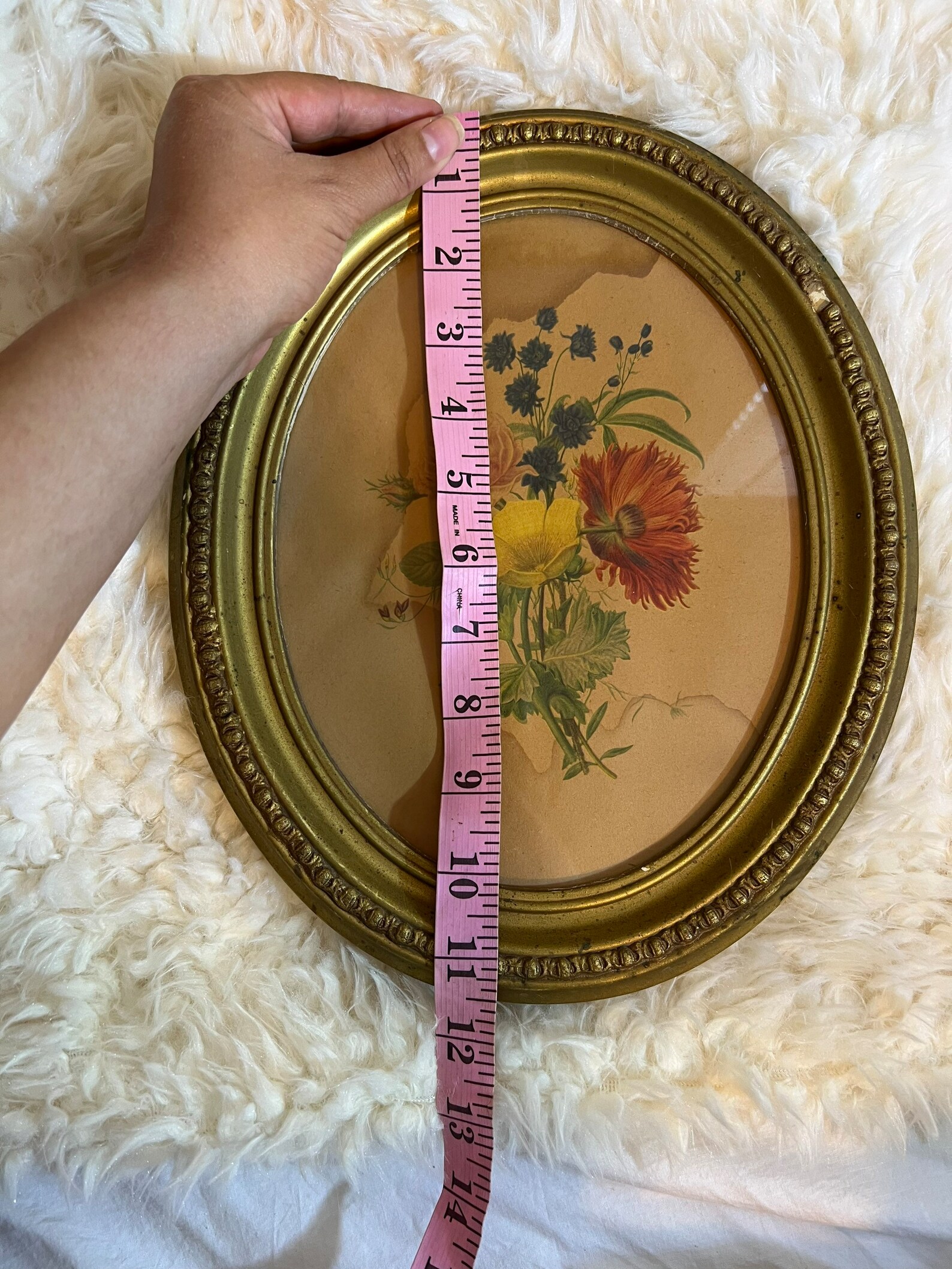 VINTAGE FLOWER PRINT Framevintage Flower Illustration Picture - Etsy