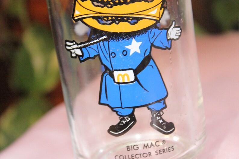 70s,big MAC MCDONALD Cup,vintage Big Mac Glass,vintage Big Mac ,vintage ...