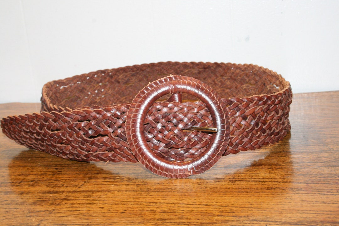 WIDE BOHO Belt,woven Leather Belt,wide Leather Belt,hippie Belt,high ...