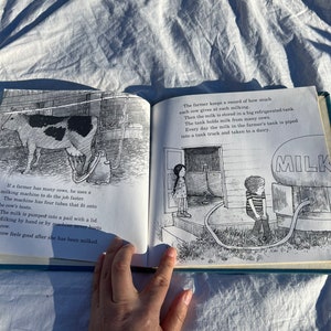 VINTAGE COW CHILDREN Book,vintage Cow Milk Children Book,vintage Cow ...