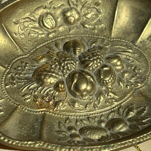 VGT BRASS Dish,vintage Brass Jewelry Plate,vintage Brass Jewelry Dish ...