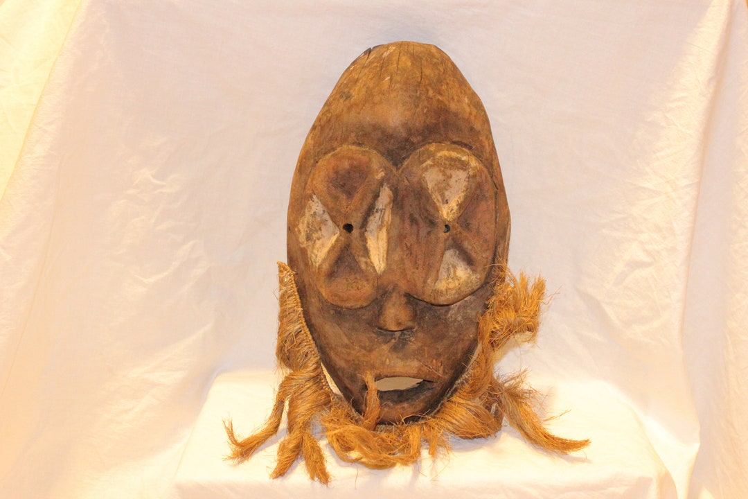 VINTAGE AFRICAN MASK Wall Hanging,tribal Mask Wall Decor,large African ...
