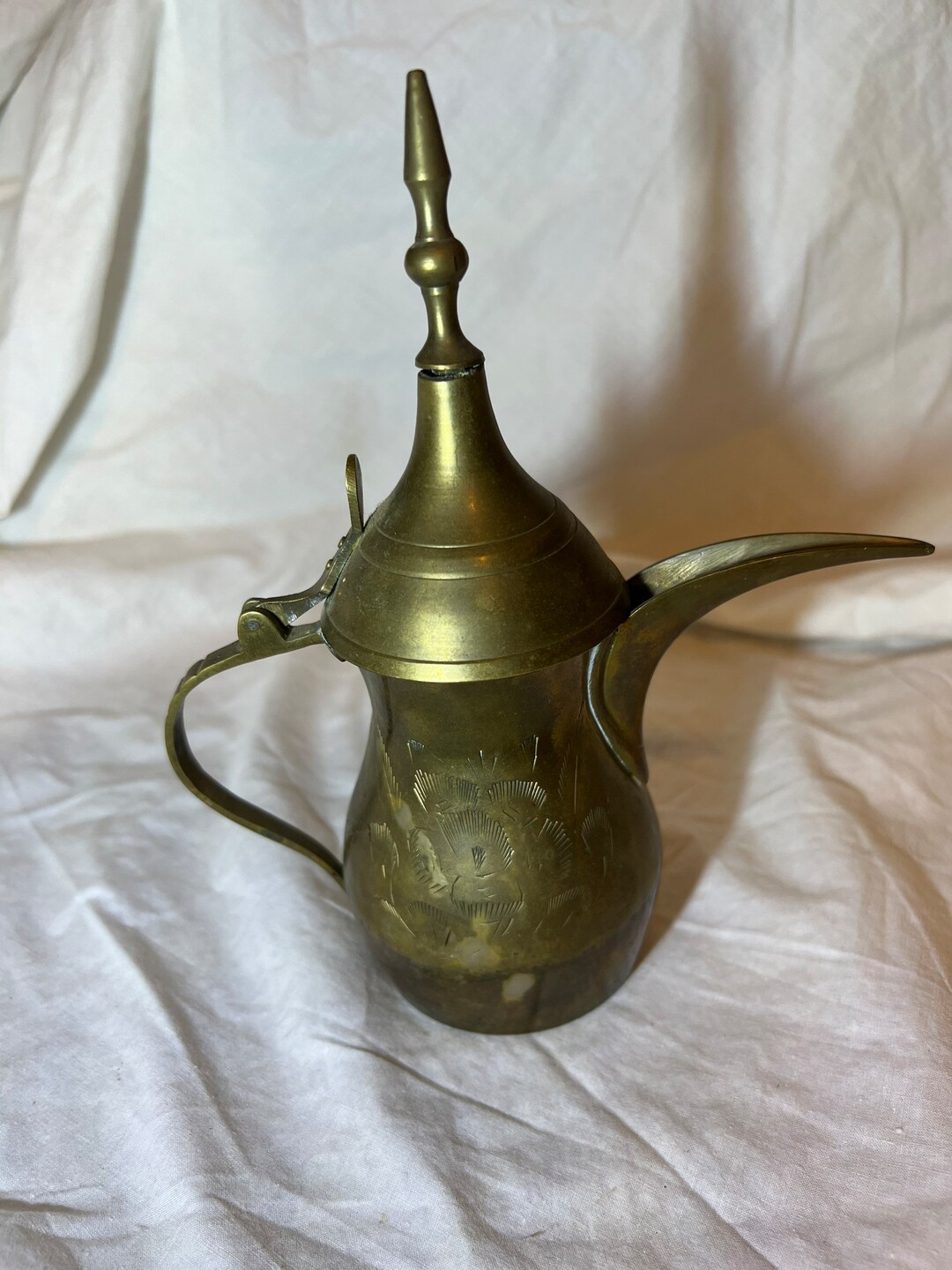 VINTAGE BRASS Dallah,vintage Arabic Dallah,vintage Dallah Coffee Pot ...