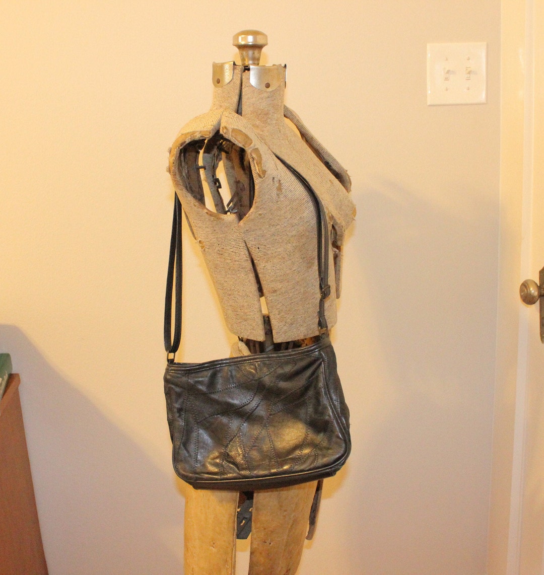 LEATHER BIKER Purse,black Biker Purse,cool Biker Purse,biker Chic Purse ...