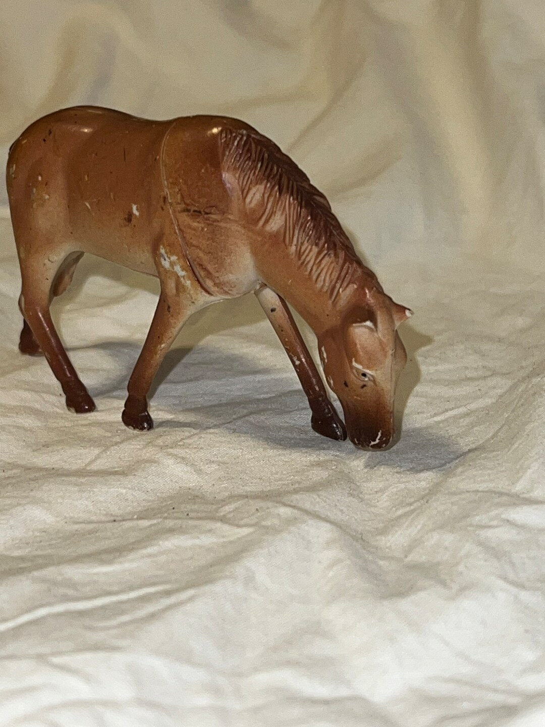 VINTAGE TOY Horse,vintage Toy Horse Brown,vintage Toy Riding Horse ...