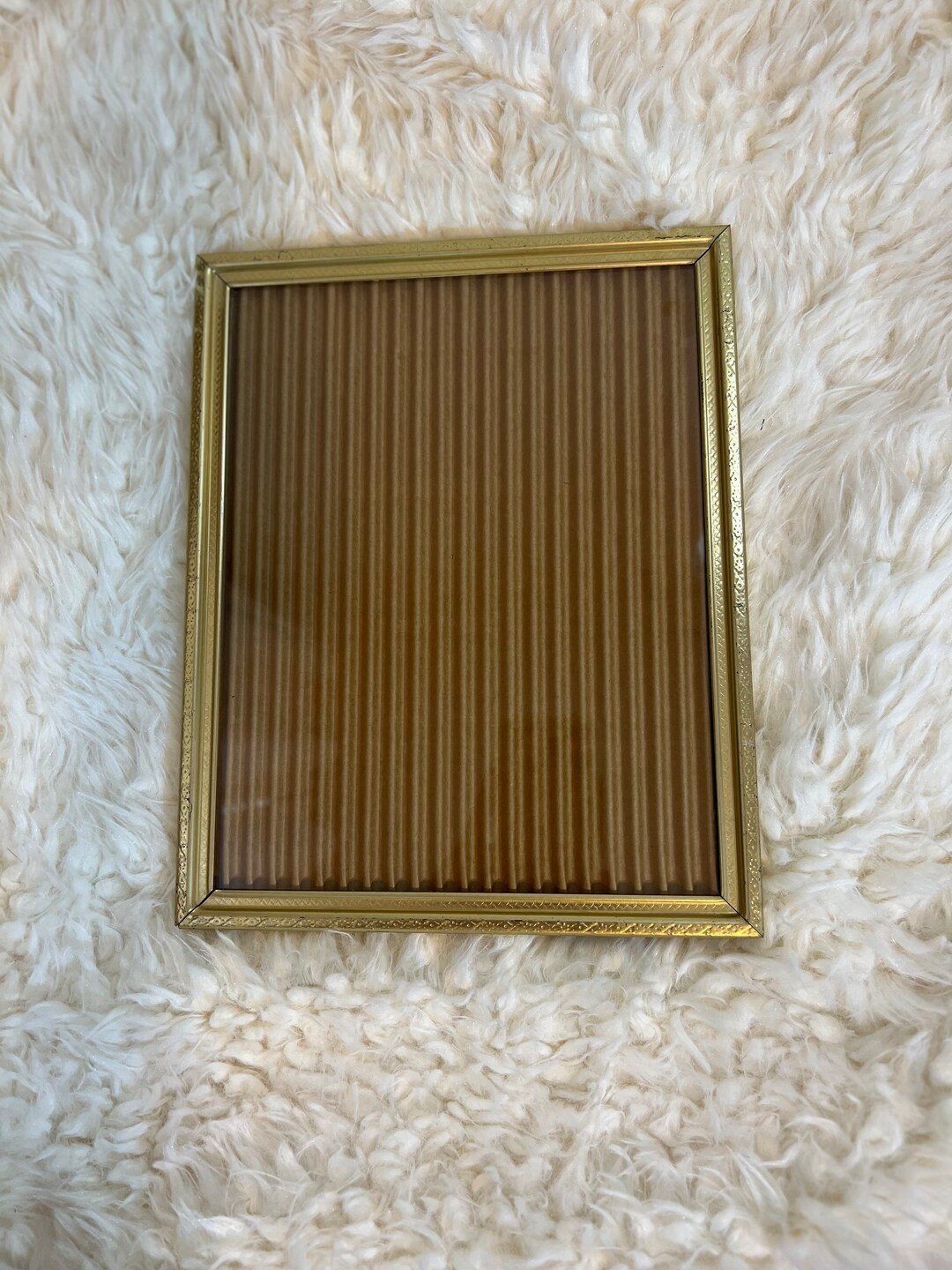 VINTAGE STAND ALONE Picture Frame,vintage Gold Picture Frame Stand,gold ...