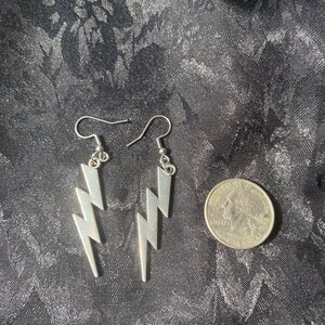 ROCKER LIGHTNING Earrings,lightning Earrings,goth Earrings,lightning ...