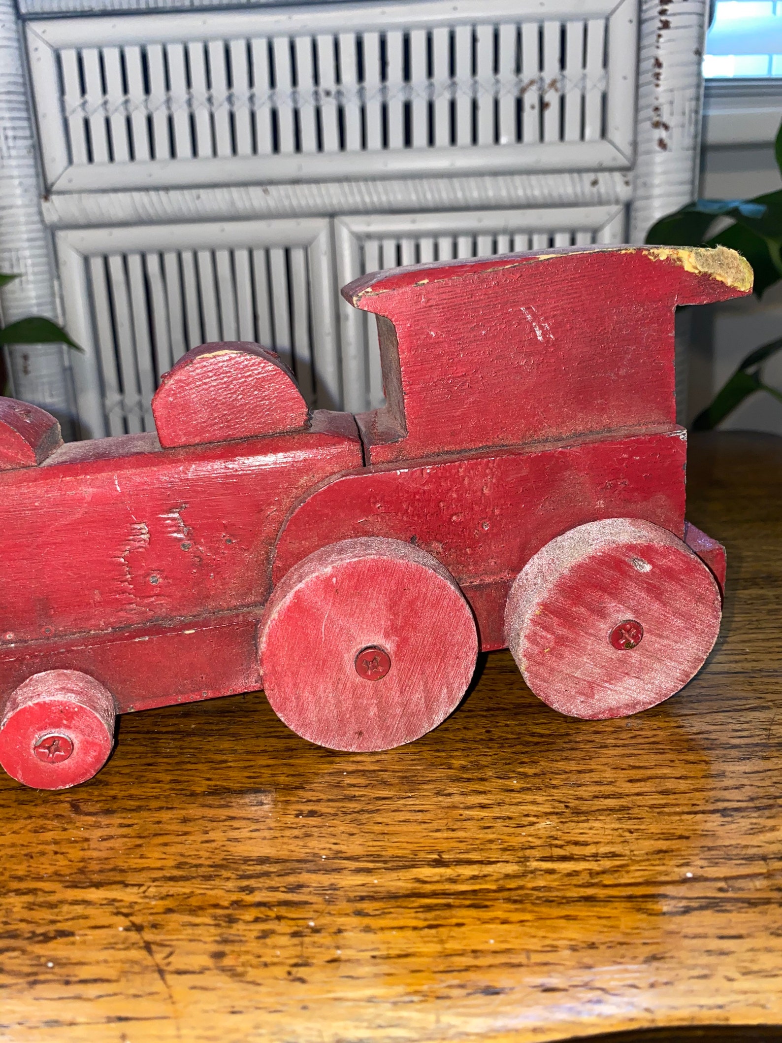 WOOD VINTAGE Train,vintage Toy Train,wood Toy Train,wood Train,nursery ...