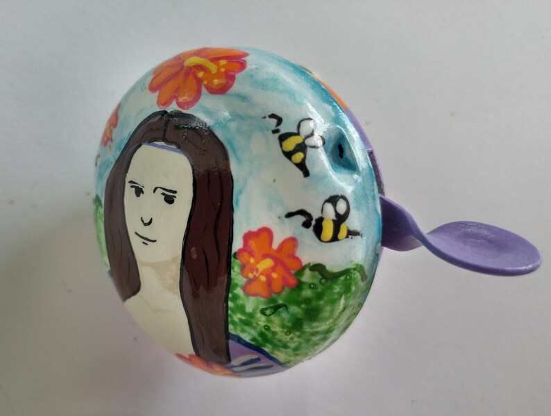 Mona Lisa Mona Lisa Painting Bicycle Bells Bicycle - Etsy