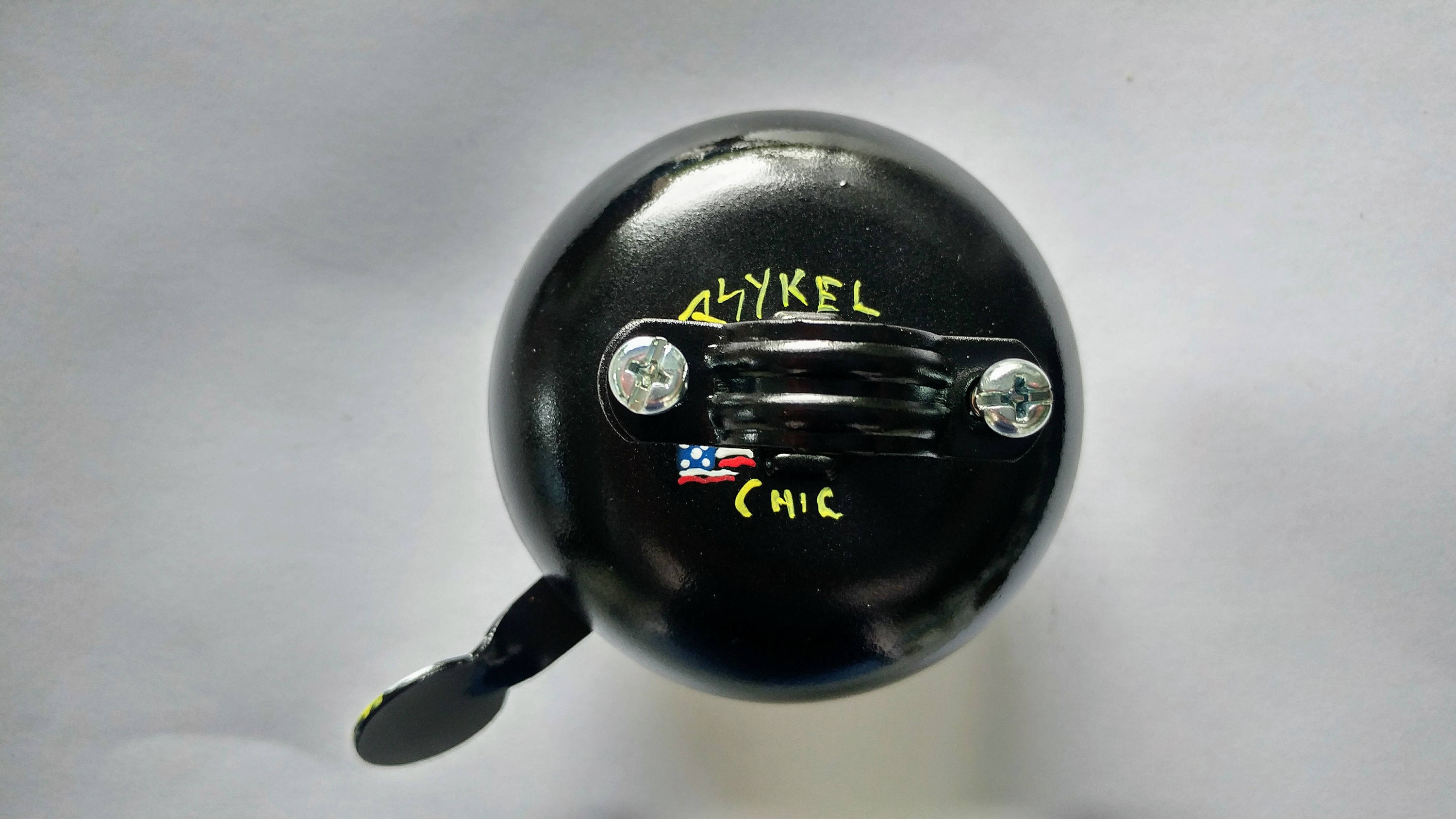 Daisy flower painting painted bicycle bells bicycle | Etsy