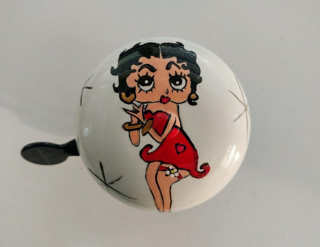 Betty Boop, Bike Bell, Painted Bike Bell, Bicycle Bell, Pinup Girl ...