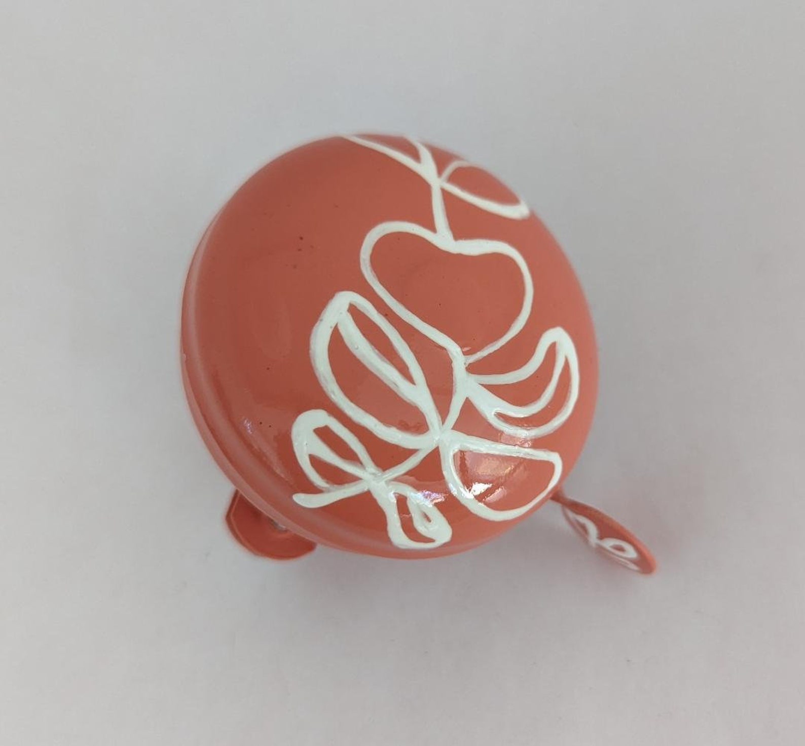 Bicycle Bell, Painted Bike Bell, Floral Painting, Modern Art, Abstract ...