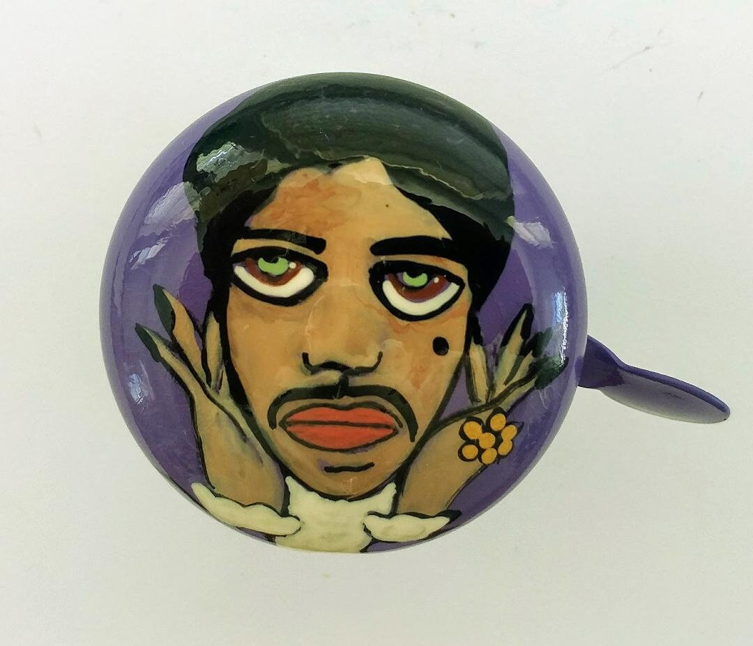 Prince, Painted Bicycle Bells, Prince Purple Rain, Prince Art, Prince ...