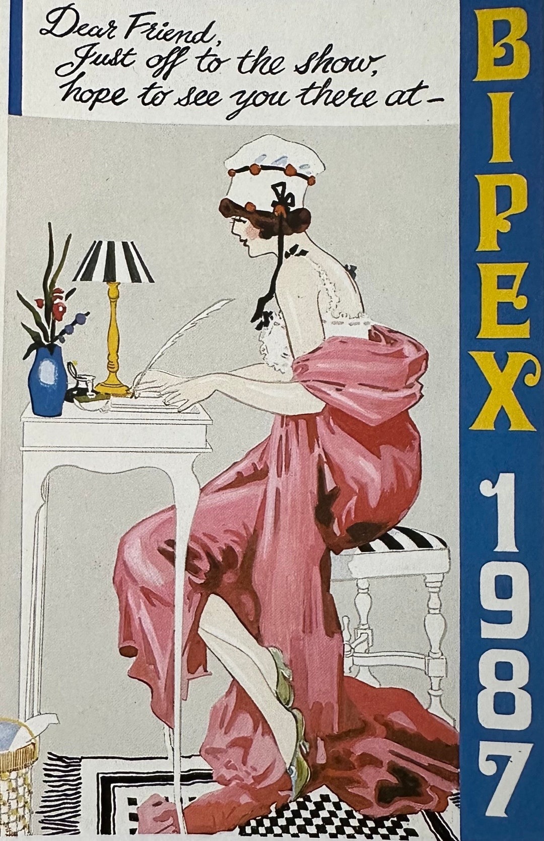 Publicity Postcard, Postcard Fair, BIPEX Postcard Show 1987, Victorian ...