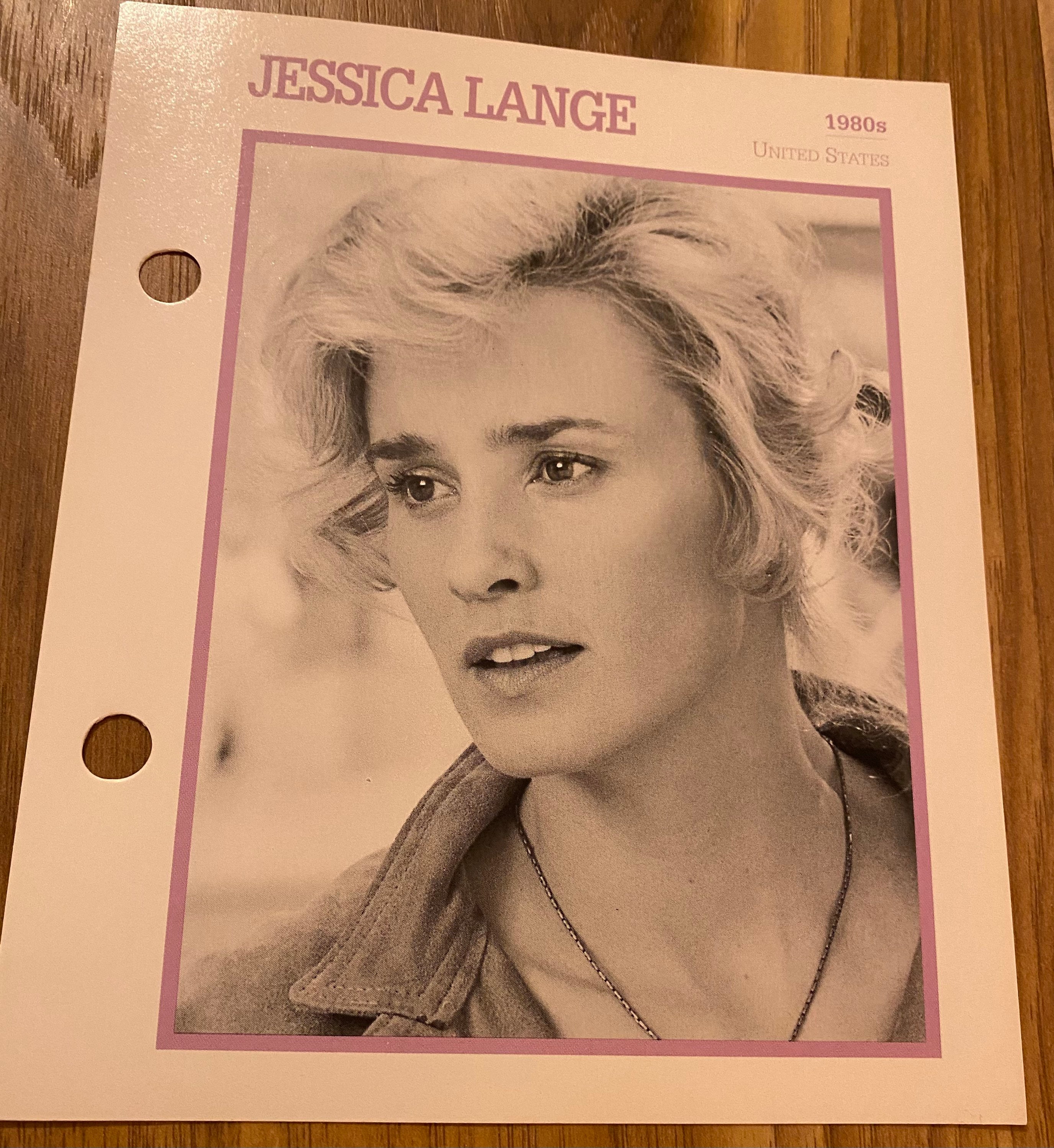 Jessica Lange 1980