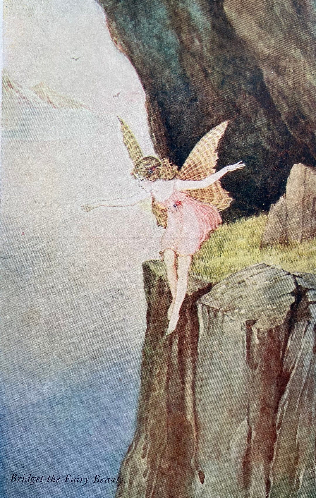 Artist Ida Rentoul Outhwaite Postcard, Bridget the Fairy Beauty Franked ...