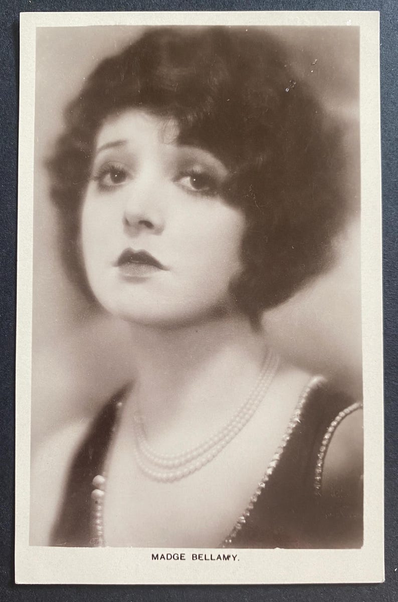 Madge Bellamy Postcard, American Actress, Vamp, Glamorous, Théâtre ...
