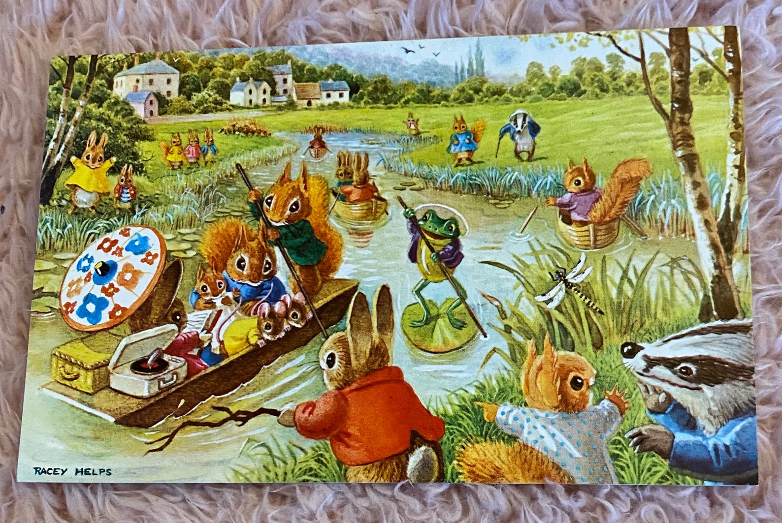 Bunny Rabbits Artist Racey Helps Vintage Medici Postcards - Etsy