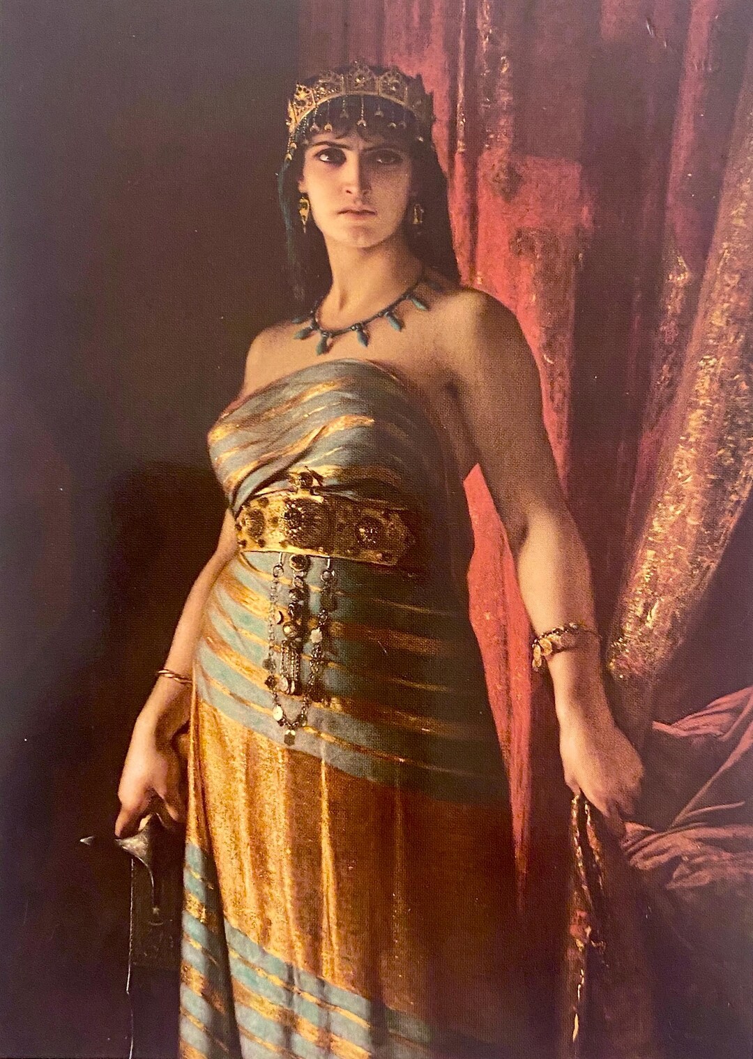 Artist Painting Postcard, Judith by Charles Landelle (1821 - 1908 ...