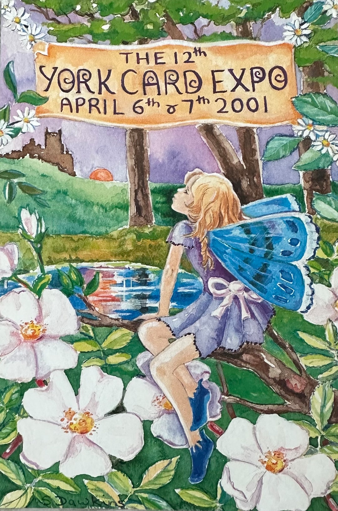 Publicity Postcard, Postcard Fair, York Card Exposition 2001 - Etsy