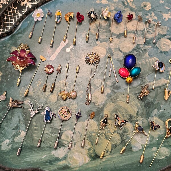 Victorian Hat Pins - Etsy