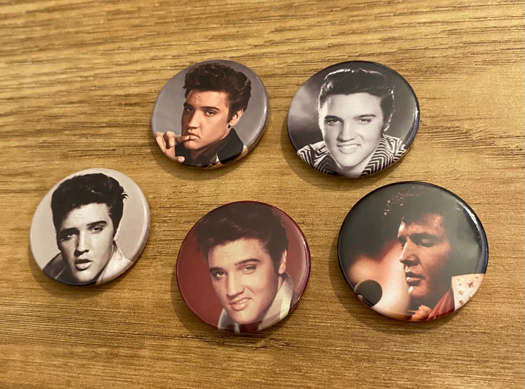 Elvis Presley, Rock N Roll, Film Star, Vintage Badges, Choose One - Etsy