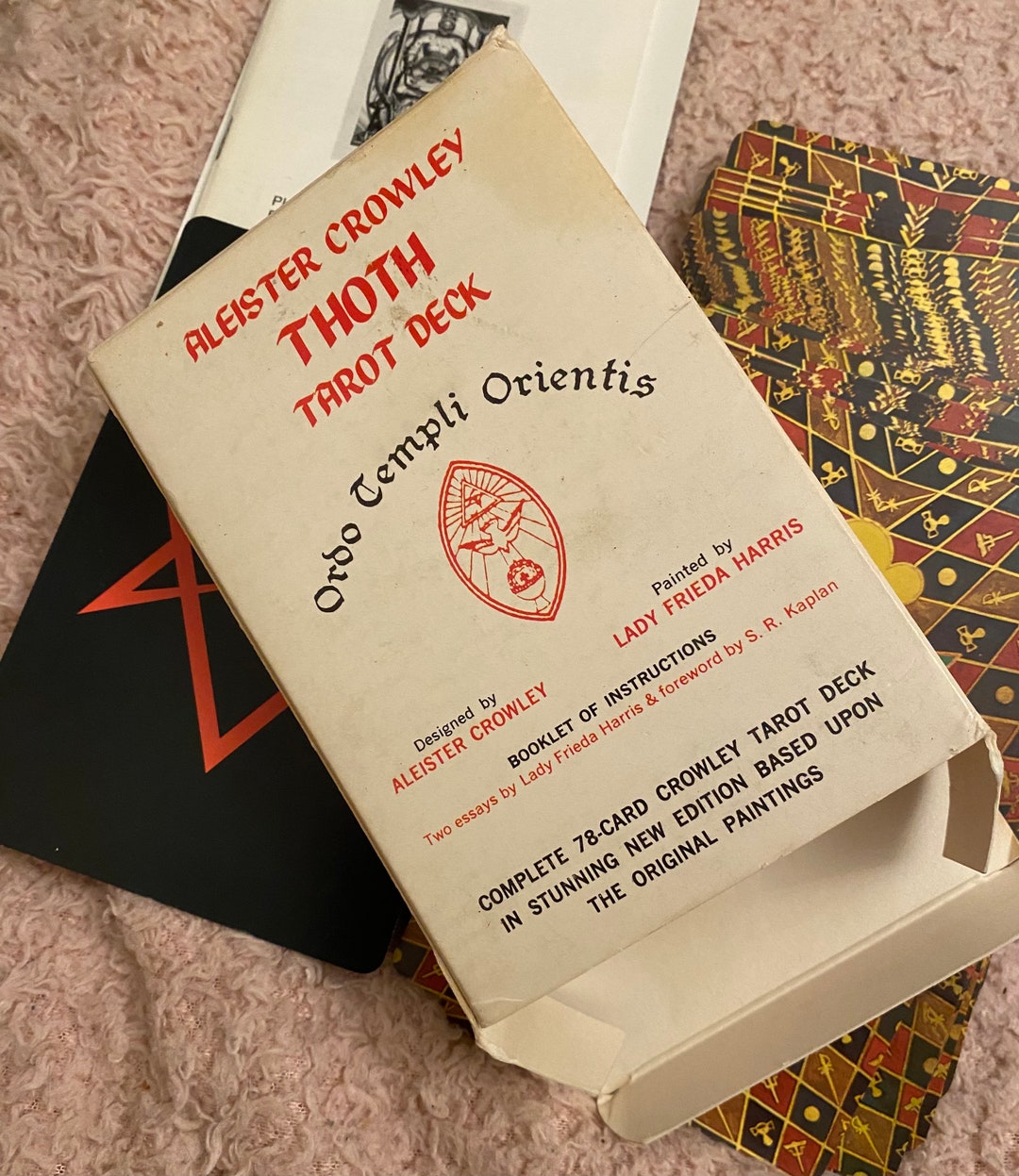 Tarot Cards Aleister Crowley, Thoth LARGE FORMAT 1978 Full Set - Etsy ...