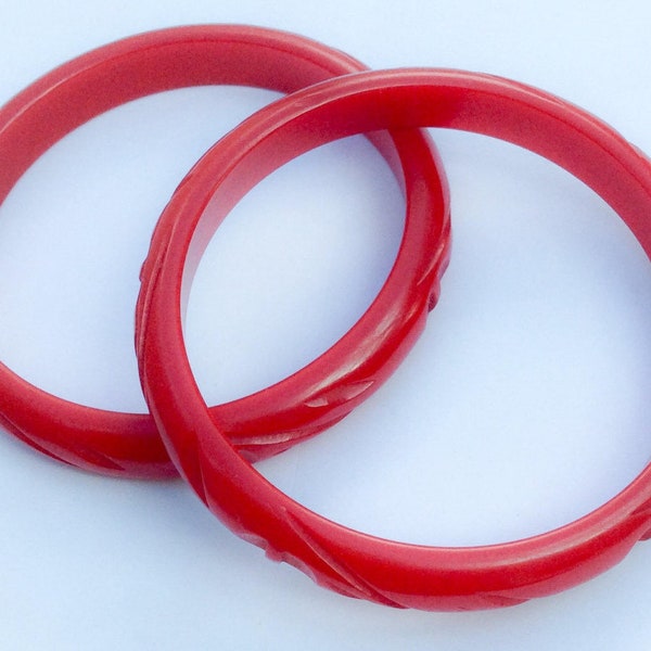 Cherry Red Bakelite - Etsy