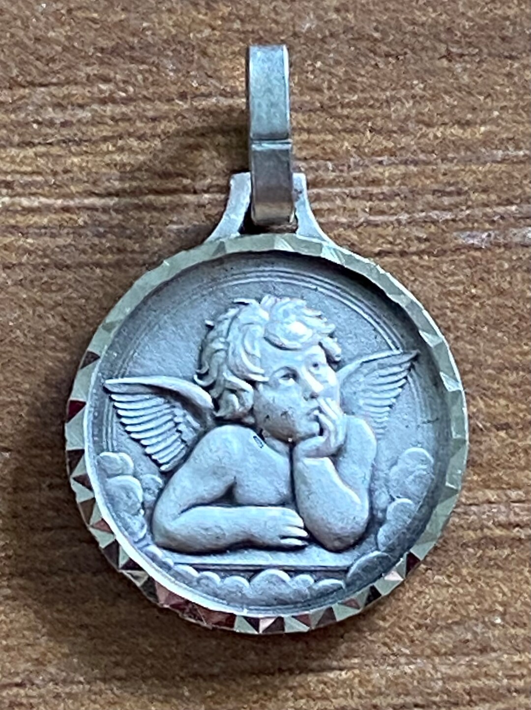 Antique French Medal, Cupid, Artist Raphael Sistine Chapel Rome ...