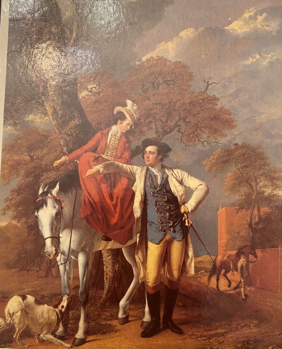 Joseph Wright of Derby, English Artist Postcard, Mr and Mrs Thomas ...