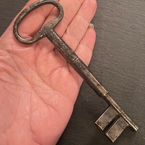 French Chateau Key, Cast Iron, 19th Century - Etsy