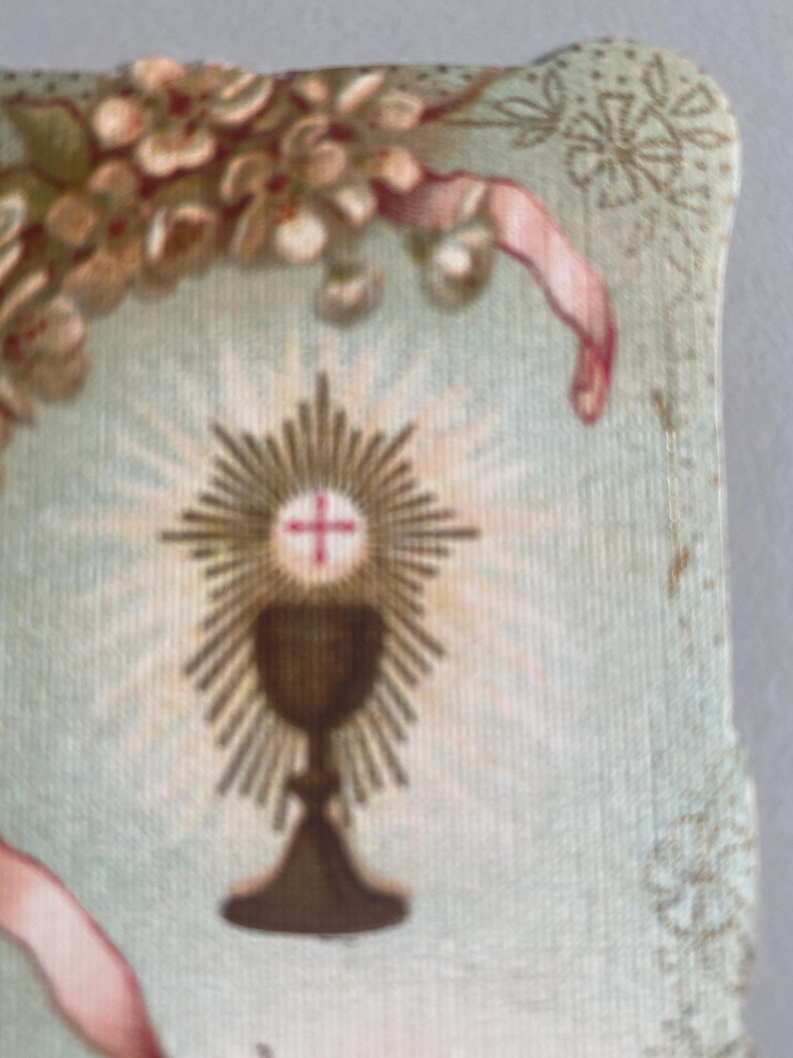 Die Cut Religious Prayer Card, Holy Communion, the Eucharist - Etsy