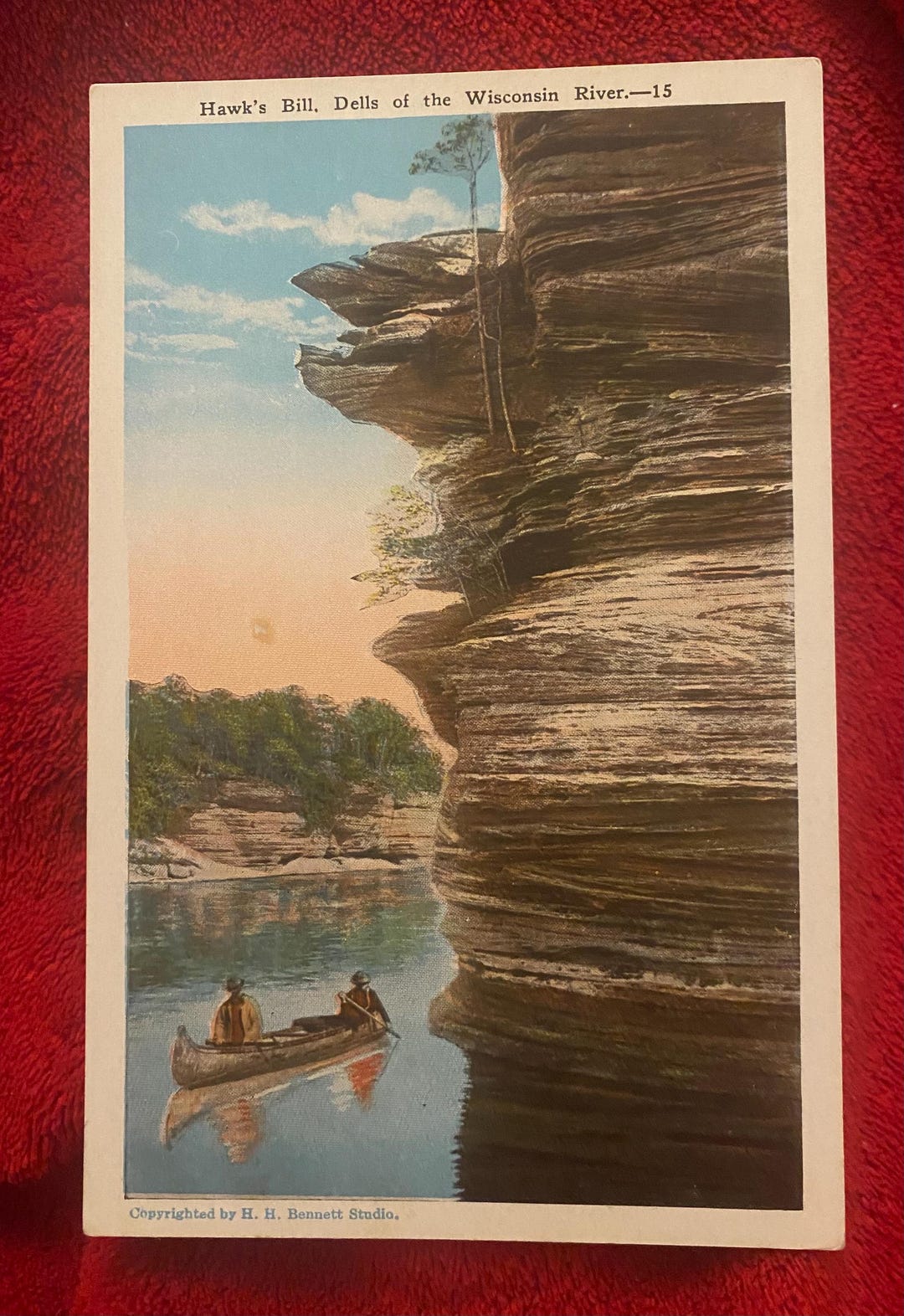 Hawks Bill, Wisconsin Dells River, Vintage Postcard - Etsy