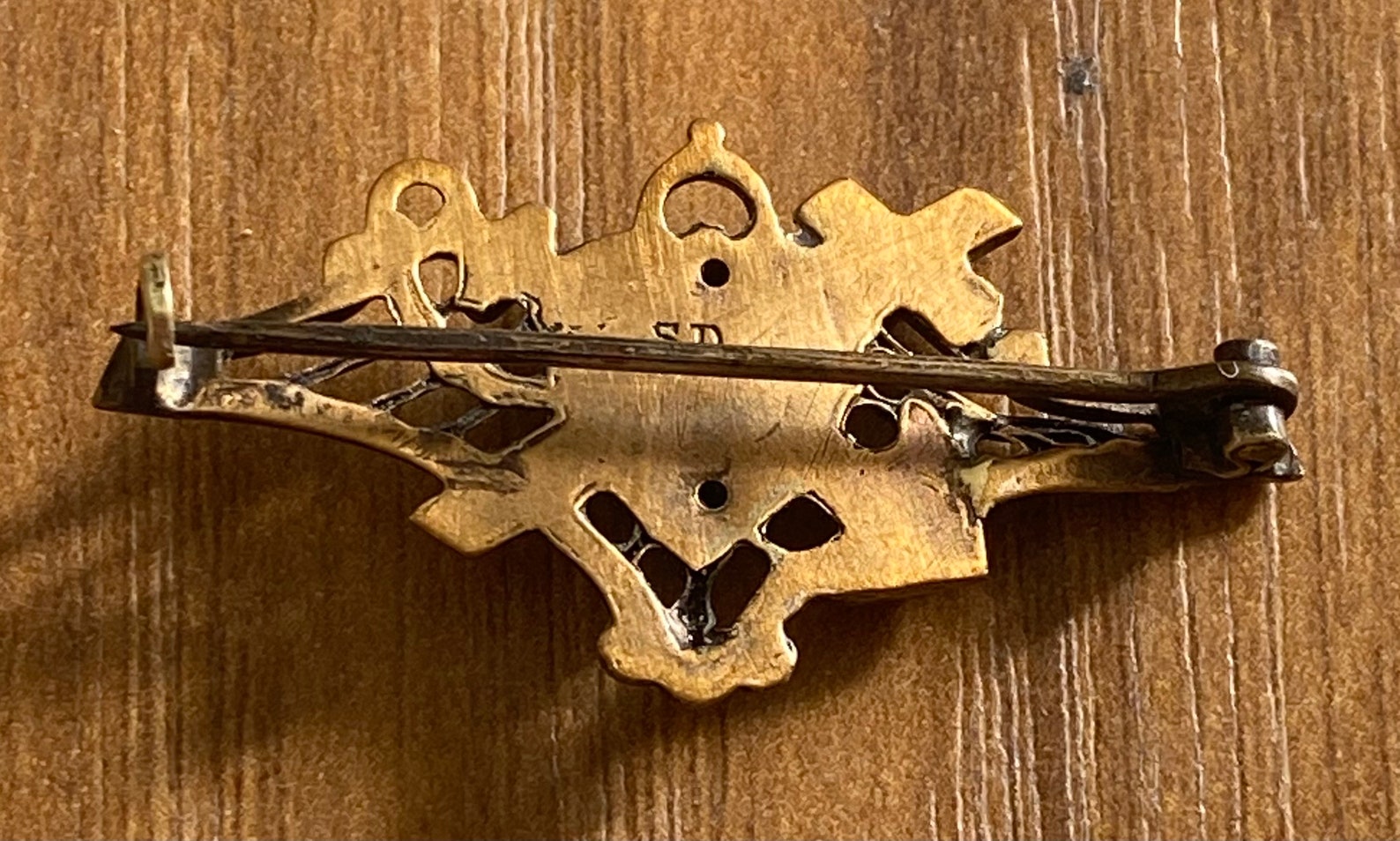 Victorian Gold Fill Brooch, Faith Hope Charity, Antique Jewellery - Etsy