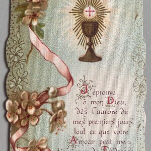 Die Cut Religious Prayer Card, Holy Communion, the Eucharist - Etsy