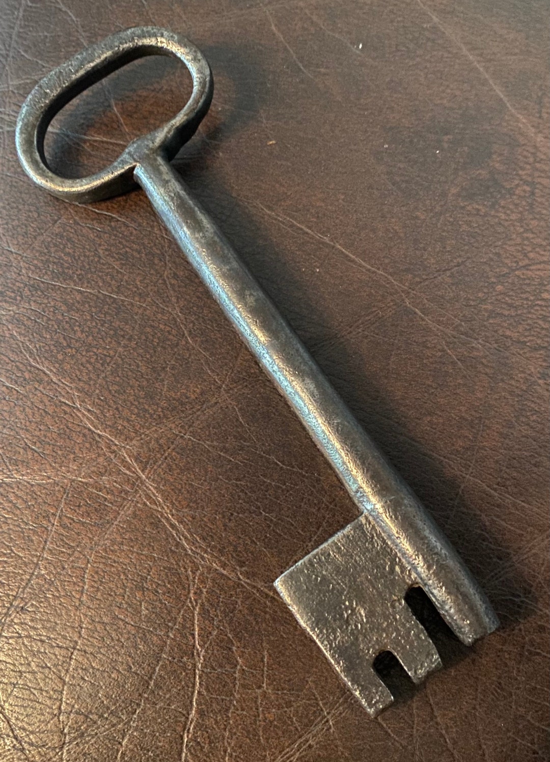 French Chateau Key, Cast Iron, 19th Century, 5 1/2 Inches Length ...