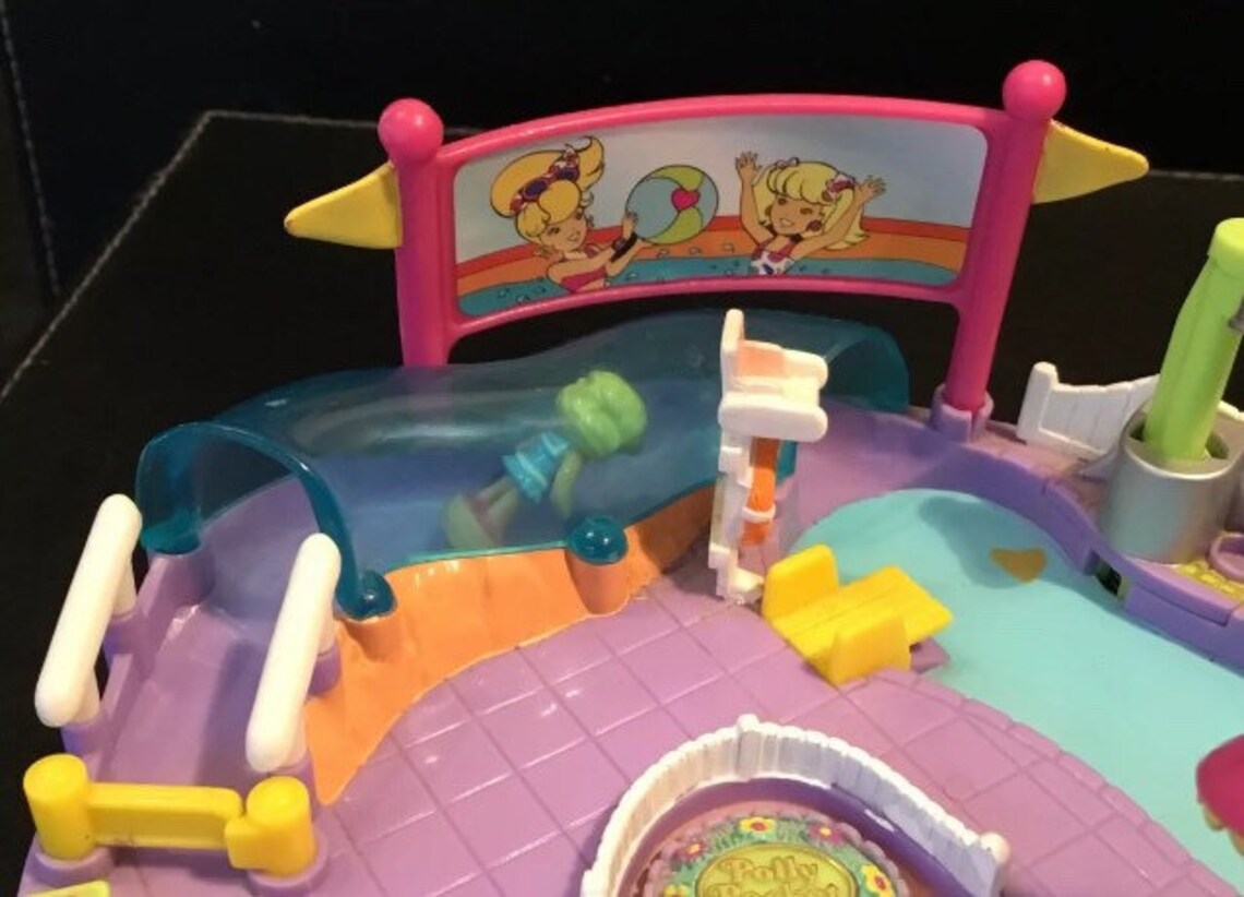 Complete Polly Pocket Pool Party Swimabout 1997 Vintage Toy | Etsy