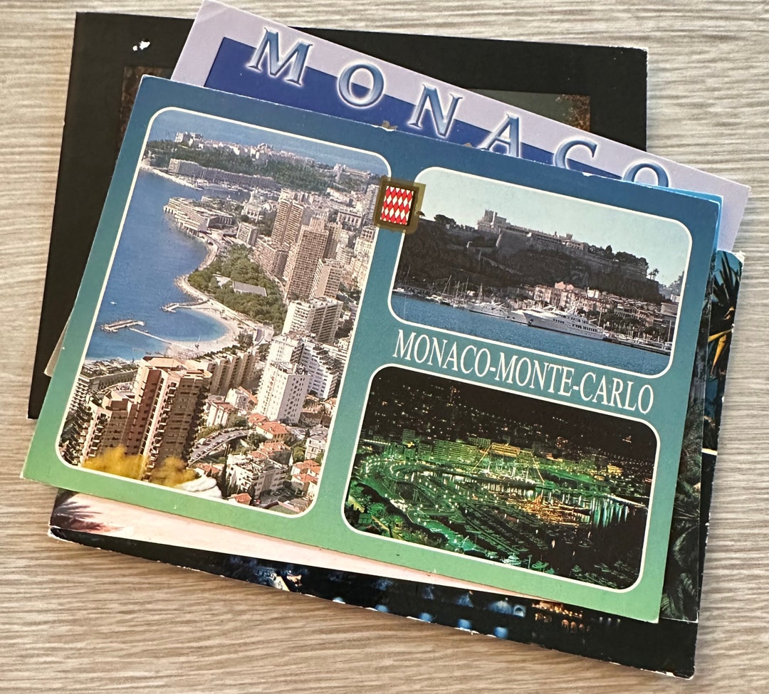 Monaco Postcard Collection, Monte Carlo Cote Azure Cathedral Fireworks ...