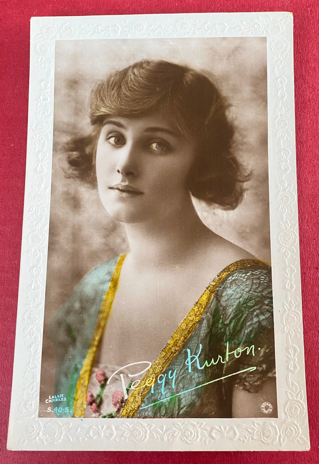 Silent Film Era Postcard, British Actress PEGGY KURTON 1895 to 1970 ...