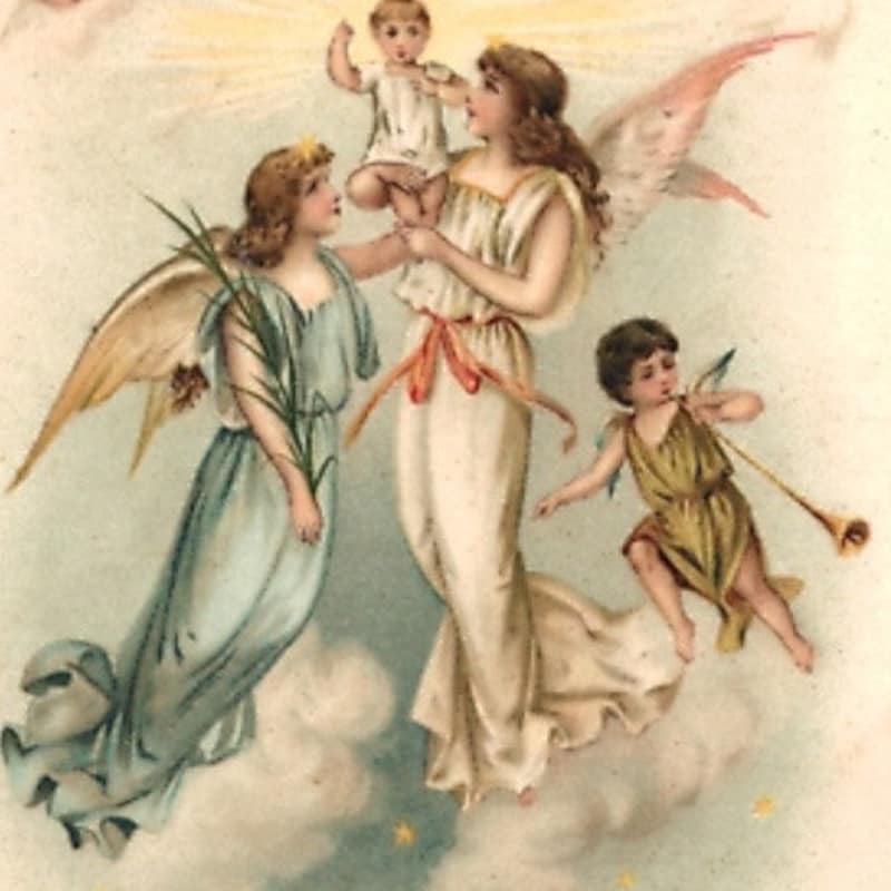 Angel Postcard - Etsy