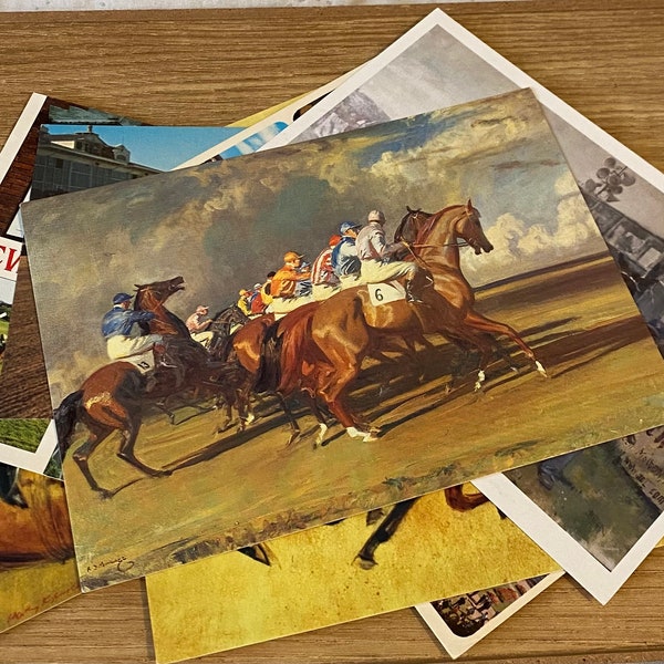Horse Racing Postcards - Etsy UK