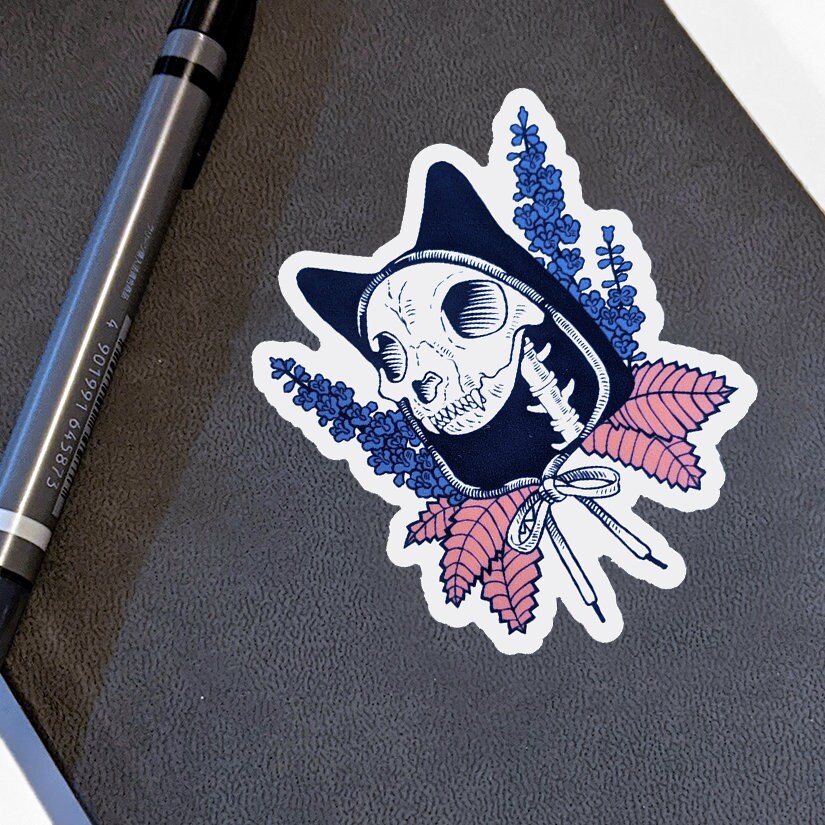 Dark Cats sticker set / Surreal Aesthetic vinilo sticker / - Etsy España