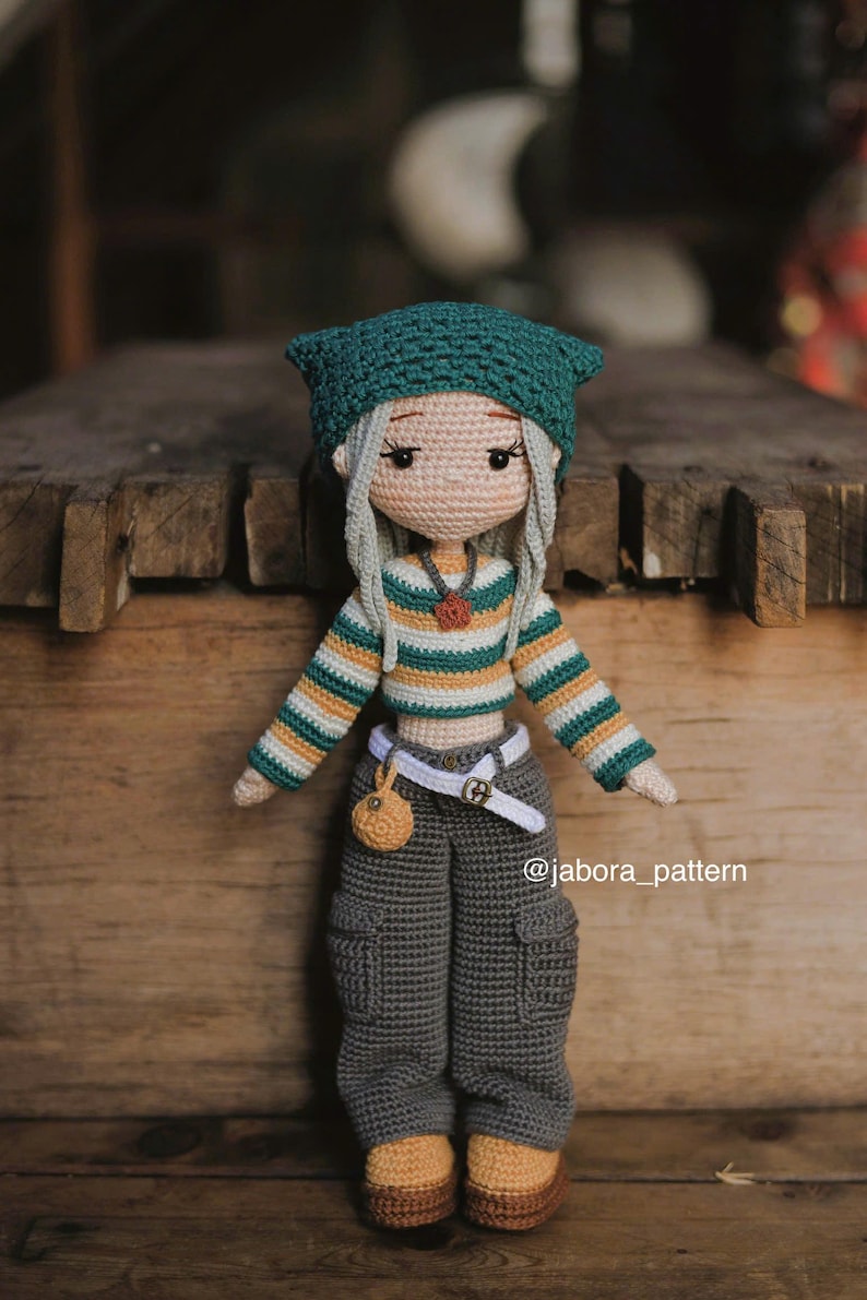 2-in-1 Crochet Doll Pattern, Amigurumi Doll, Atela & Elisa, PDF ...