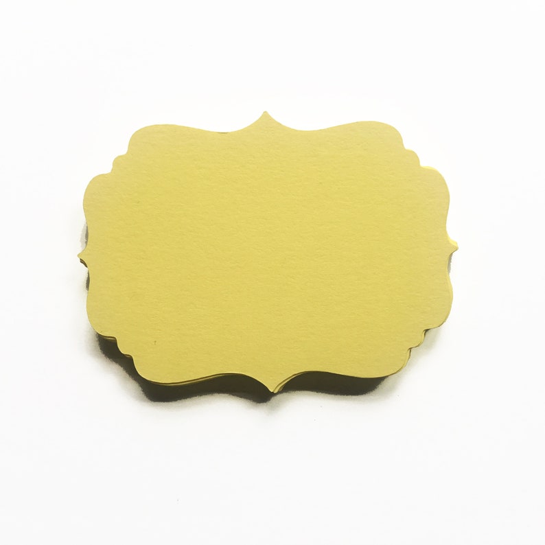 Style Die Cut Tags Fancy Bracket Label Wish Tags Gift Tags - Etsy