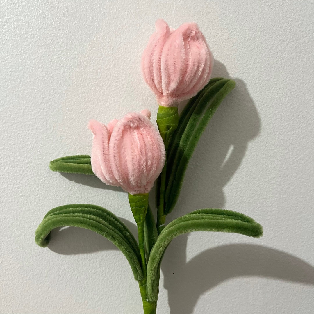 Handmade Pipe Cleaner Tulips // Mother's Day Gift // Valentine's Gift ...
