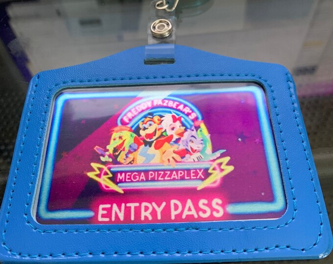 FNAF Entry Pass Freddy Fazbears Mega Pizza Plex - Etsy