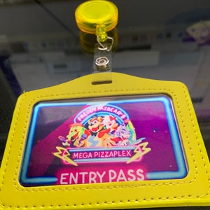 FNAF Entry Pass Freddy Fazbear’s Mega Pizza Plex - Etsy