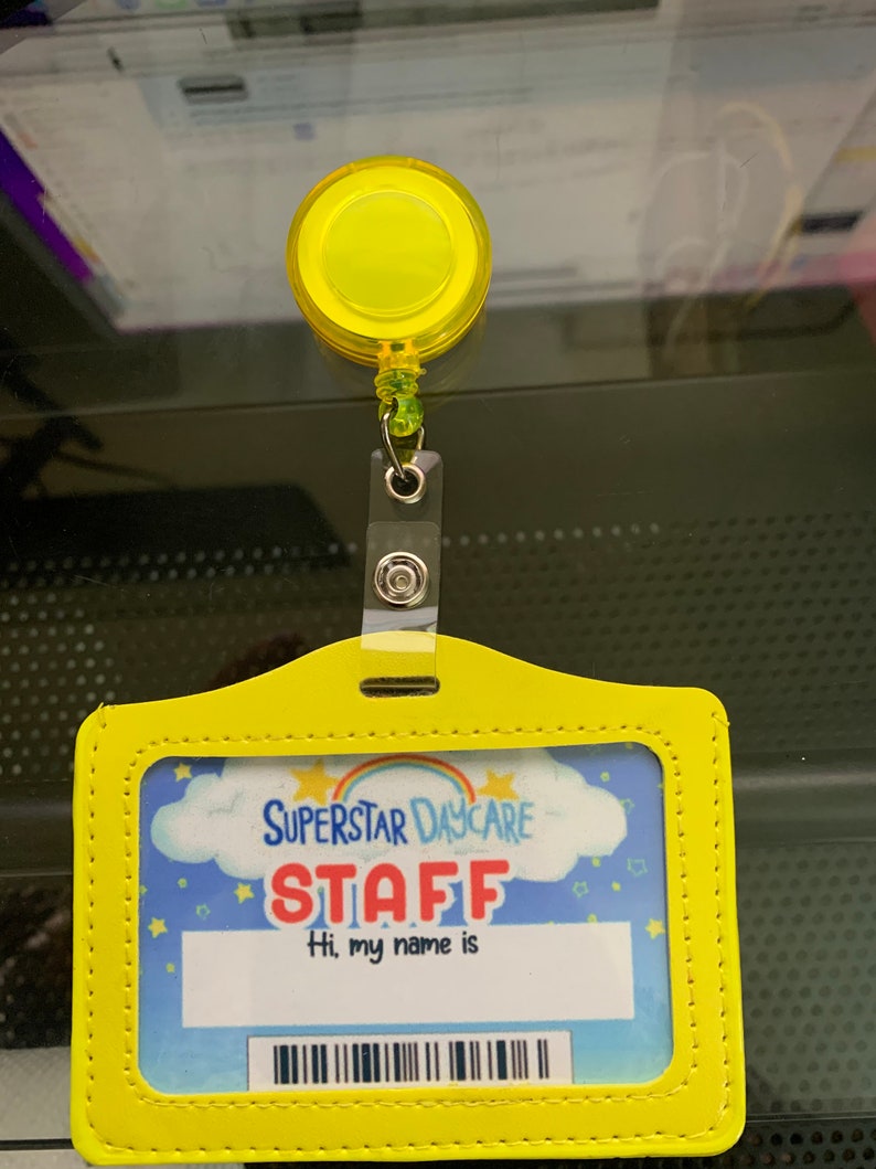 Superstar Daycare Staff ID Card Personalized FNAF - Etsy Canada