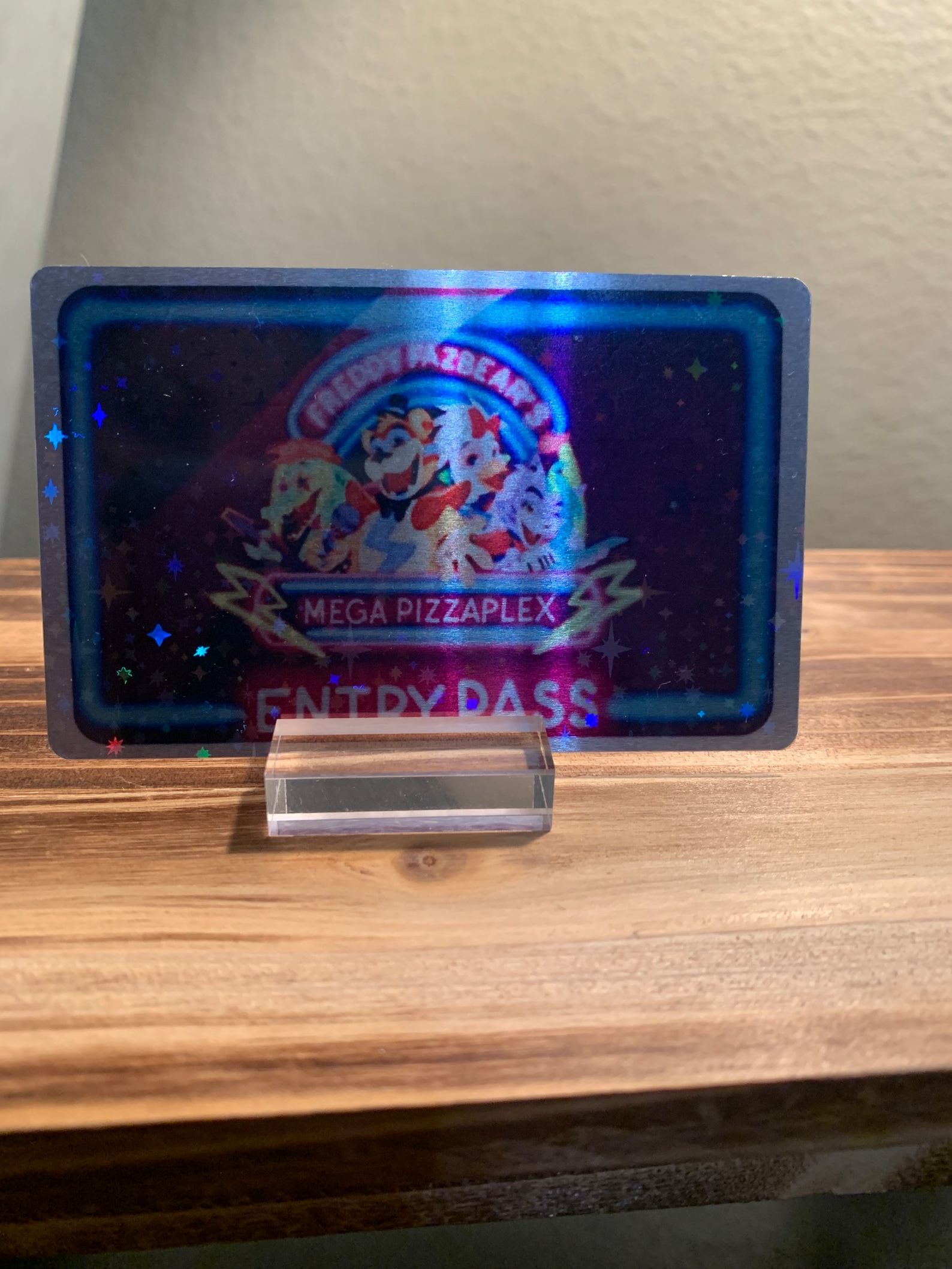 FNAF Entry Pass Freddy Fazbears Mega Pizza Plex aluminum - Etsy